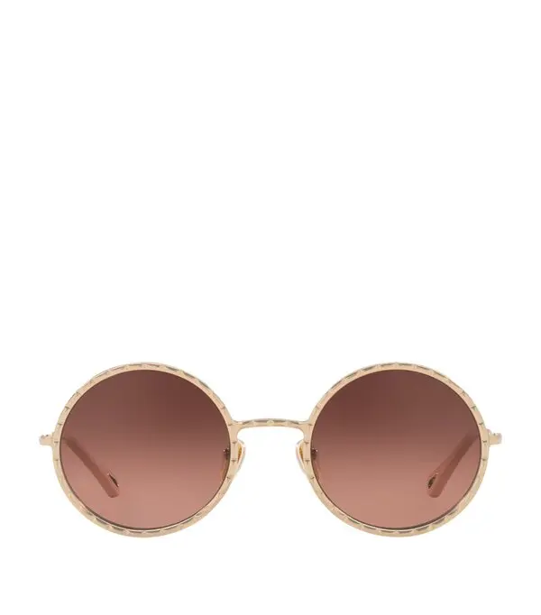 Chloé Ch0230s Acetate Sunglasses - Gold