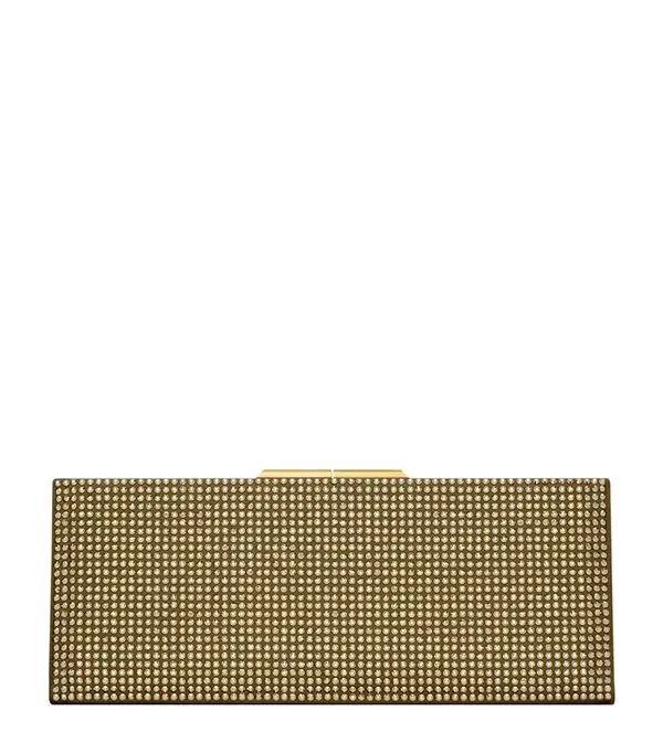 Saint Laurent Small Midnight Clutch - Beige