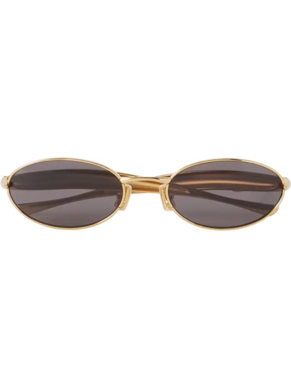 Bottega Veneta Sardine Sunglasses - Gold