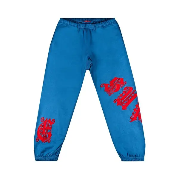 Supreme Old English Wrap Sweatpant 'pale Royal