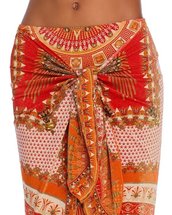 Camilla Layered Sarong Swim Cover Up