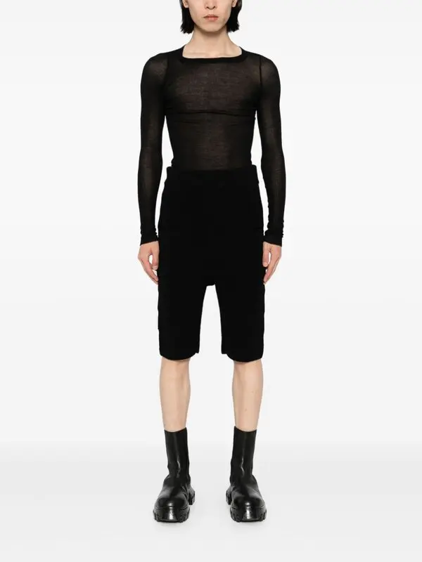 Rick Owens Wool Knitted Short