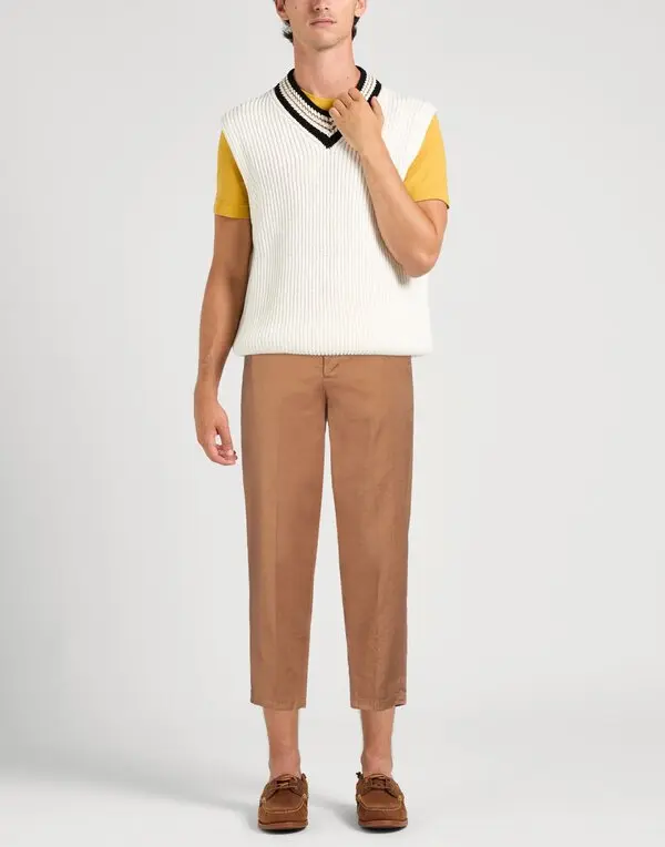 PAOLO PECORA Linen And Cotton Blend Chino Pants