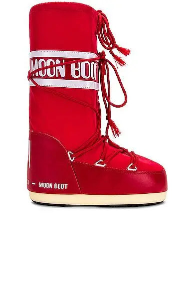 Moon Boot Nylon Classic Boots - Red