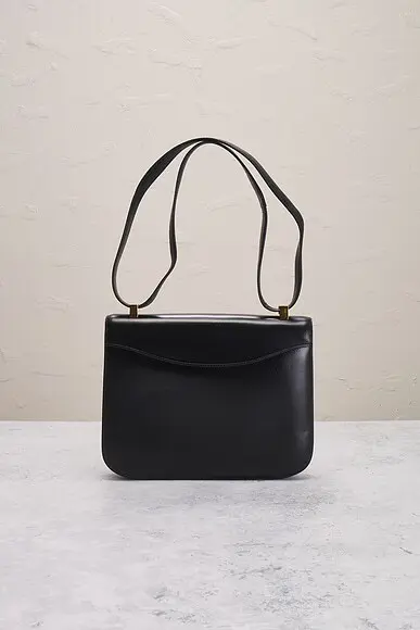 Hermès 1976 Box Constance 23 Shoulder Bag - Black