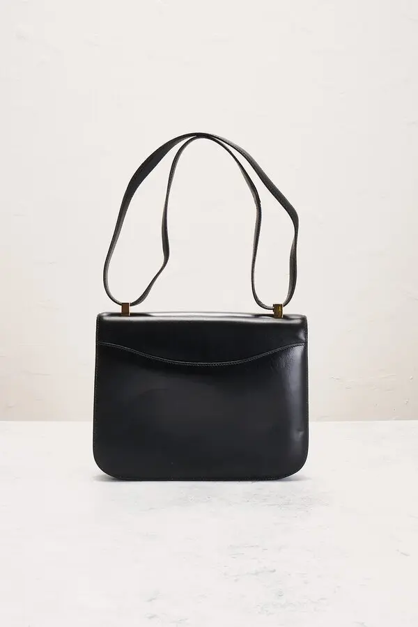 Hermès 1976 Box Constance 23 Shoulder Bag - Black