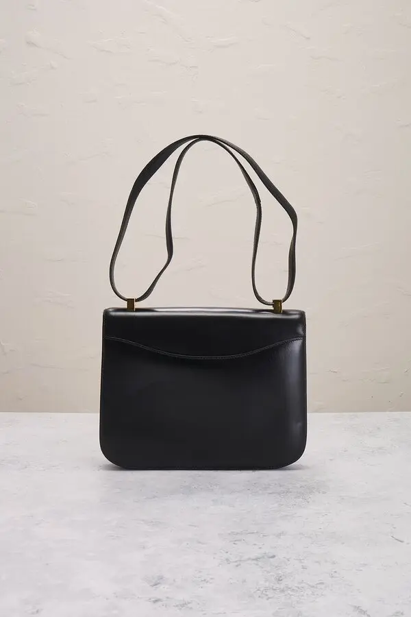 Hermès 1976 Box Constance 23 Shoulder Bag - Noir