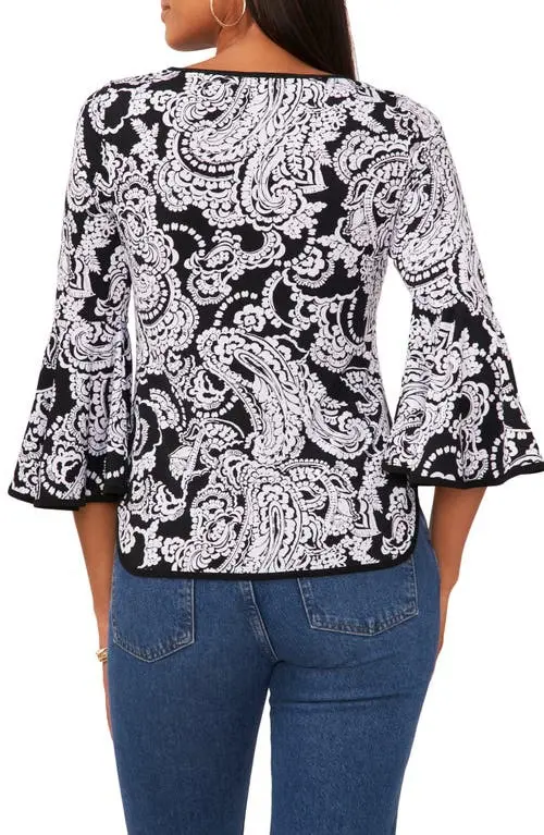 Chaus Paisley Print Top