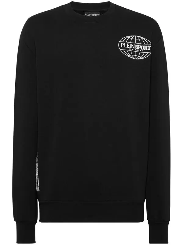 PLEIN SPORT Crew Neck Sweatshirt - Blue
