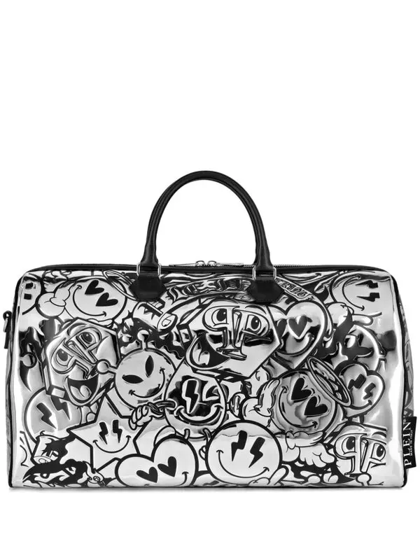 Philipp Plein Large Duffle Bag - Grey