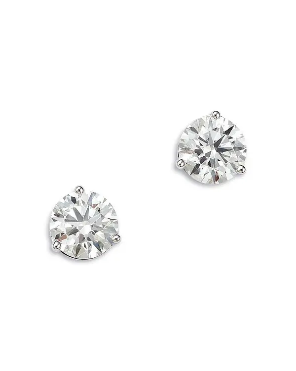Bloomingdale'S 3.0 Tcw Certified Lab Grown Diamond Stud Earrings - White