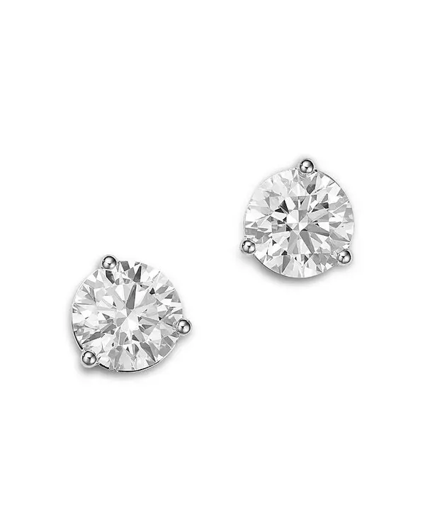 Bloomingdale'S 5.0 Tcw Certified Lab Grown Diamond Stud Earrings In 18k Gold - White