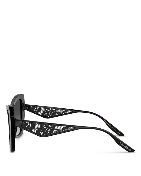 Dolce & Gabbana Lace Cat Eye Sunglasses
