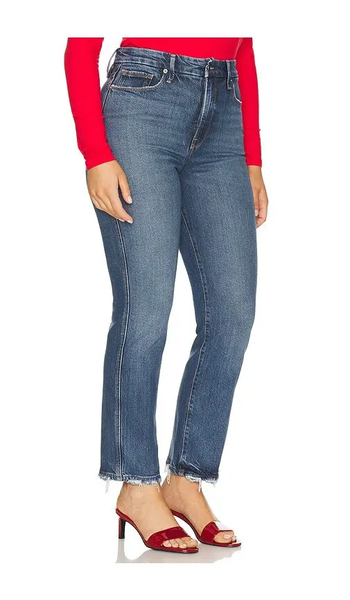 Good American Good Curve Straight Jeans