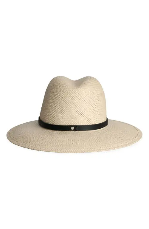 Janessa Leoné Lyra Packable Straw Fedora - Natural