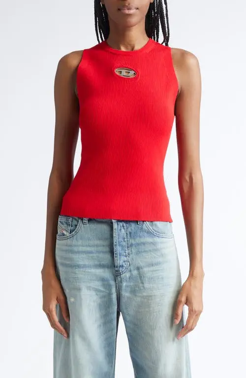DIESEL® M-caddix-top Sleeveless Rib Top