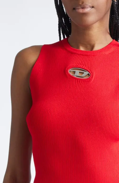 DIESEL® M-caddix-top Sleeveless Rib Top