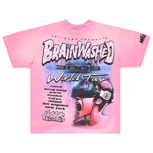 HELLSTAR Brainwashed T-shirt - Pink