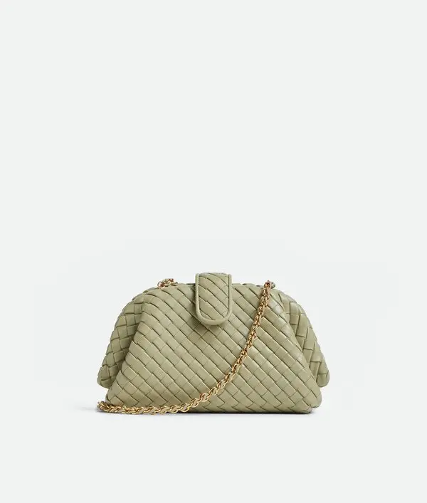 Bottega Veneta Small Lauren 1980 Clutch - Travertine