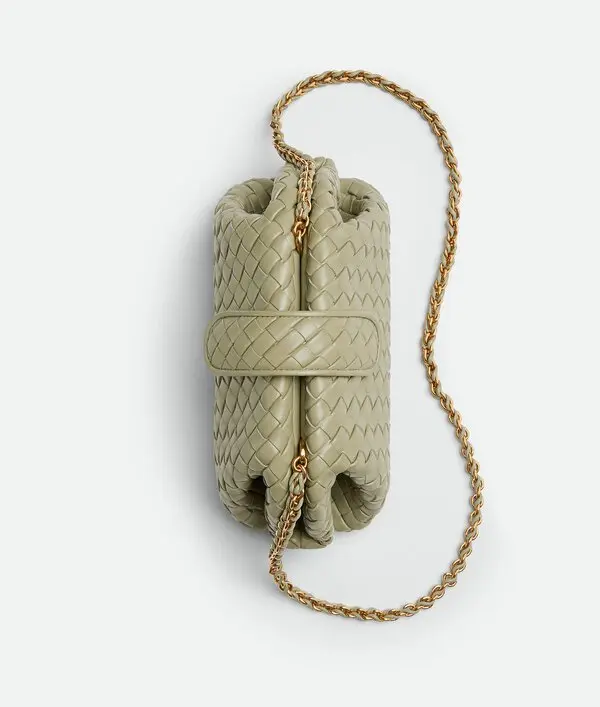 Bottega Veneta Small Lauren 1980 Clutch - Travertine
