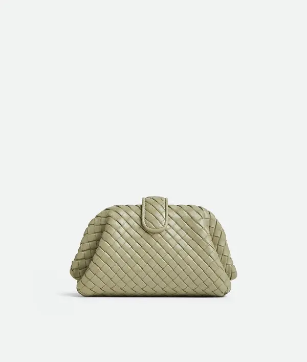 Bottega Veneta Small Lauren 1980 Clutch - Travertine