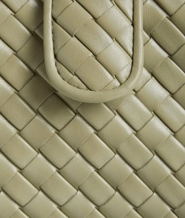 Bottega Veneta Small Lauren 1980 Clutch - Travertine