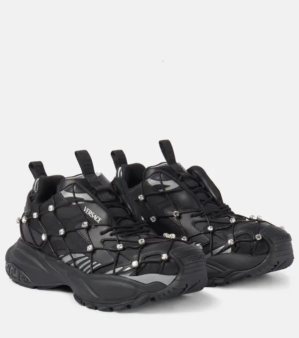 Versace Mercury M_vs_02 Mesh Sneakers - Black