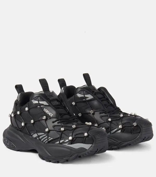 Versace Mercury M_vs_02 Mesh Sneakers - Black