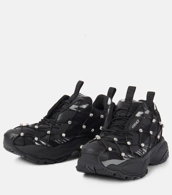 Versace Mercury M_vs_02 Mesh Sneakers - Black