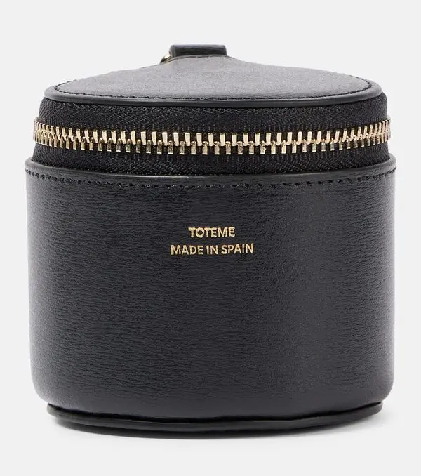 TOTEME Leather Jewelry Box - Black