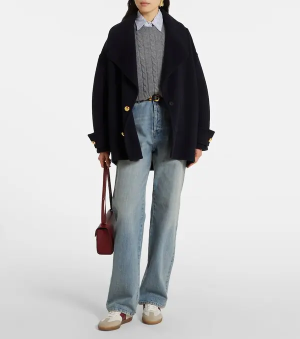 TOD'S Tabs Suede-trimmed Leather Sneakers - Neutrals