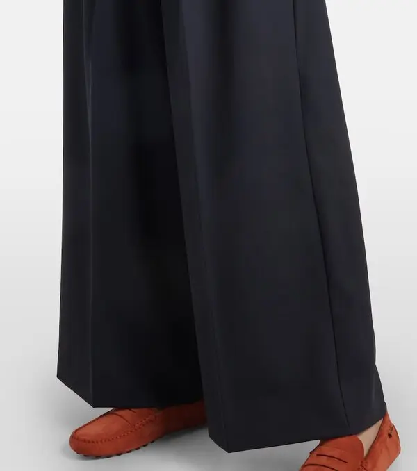 Max Mara Nichols Virgin Wool Wide-leg Pants