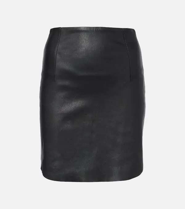 Stouls Lili Leather Miniskirt