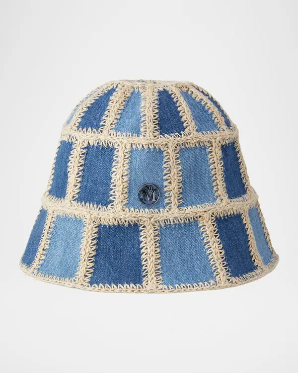 MAISON MICHEL Pablo Crochet Bucket Hat - Multi