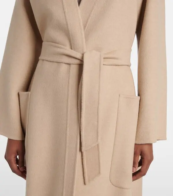 Max Mara Vezzoso Camel Hair Wrap Coat