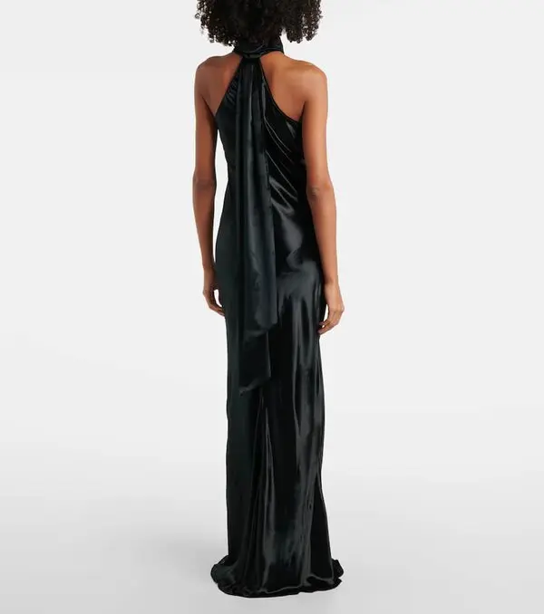 Galvan Pandora Halterneck Gown