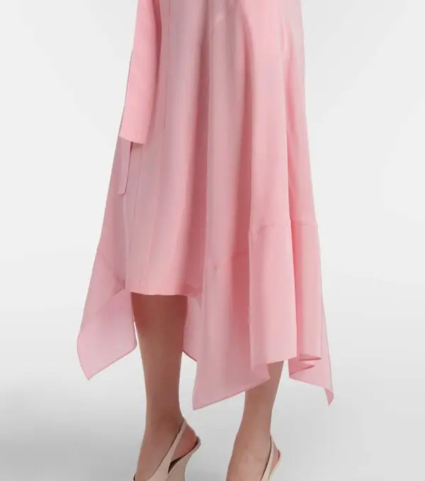 Stella McCartney Iconic Silk Midi Dress