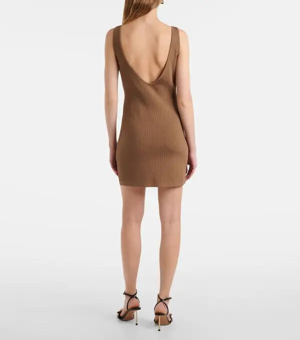 Jacquemus Sierra Ribbed-knit Minidress