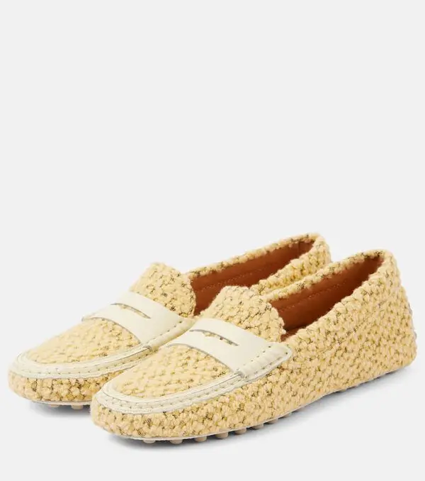 TOD'S Gommino Bouclé Driving Shoes