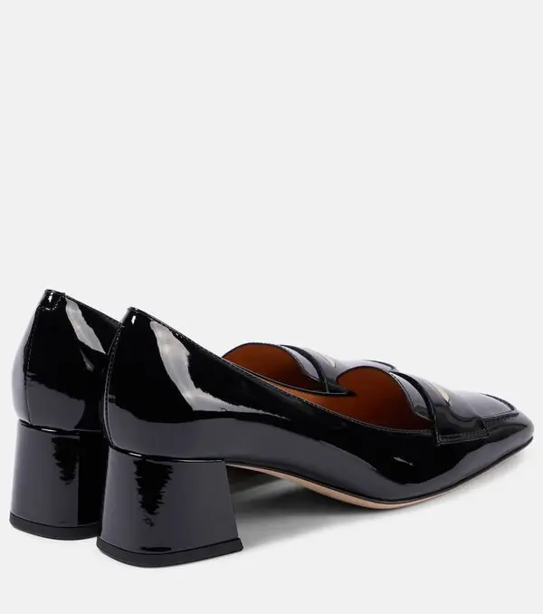 TOD'S 50 Patent Leather Loafer Pumps