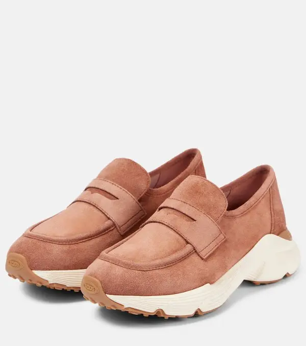 TOD'S Suede Sneakers - Beige