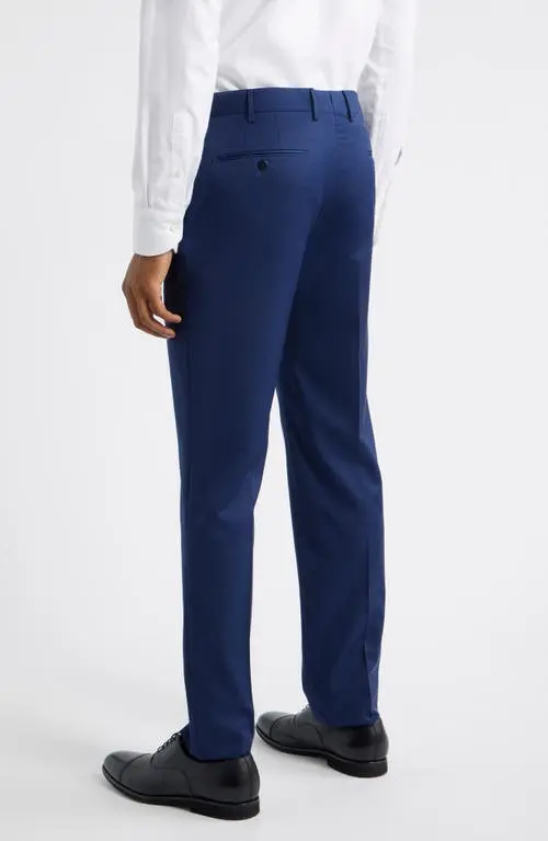 Zanella Parker Platinum Super 130's Gabardine Dress Pants - Dark Blue