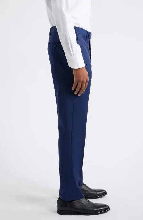 Zanella Parker Platinum Super 130's Gabardine Dress Pants - Dark Blue
