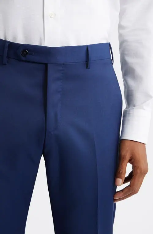 Zanella Parker Platinum Super 130's Gabardine Dress Pants - Dark Blue