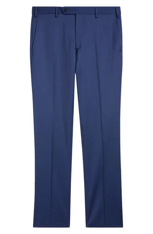 Zanella Parker Platinum Super 130's Gabardine Dress Pants - Dark Blue