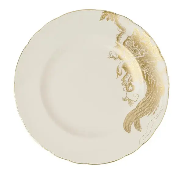 ROYAL CROWN DERBY Gold Aves Motif Salad Plate - No Color