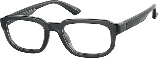 Zenni Rectangle Full Rim Eyeglasses - Gray