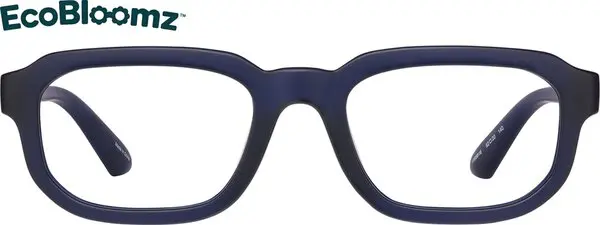 Zenni Rectangle Full Rim Eyeglasses - Navy
