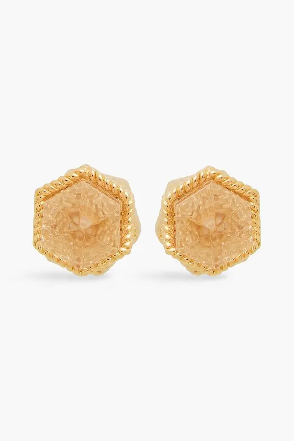 Zimmermann Tone Quartz Earrings - Gold