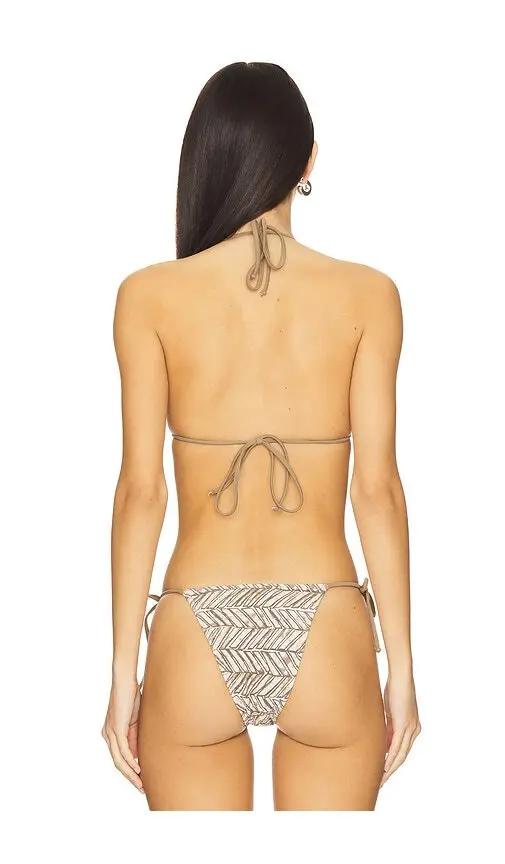 Free People X X Printed Triangle Bikini Top - Multi